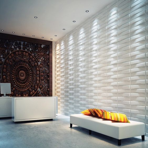 Panneau mural 3D Bladet PVC (Bladet) – Sodep